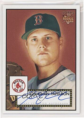 Bob Pace Boxing - Papelbon Signed Topps Card